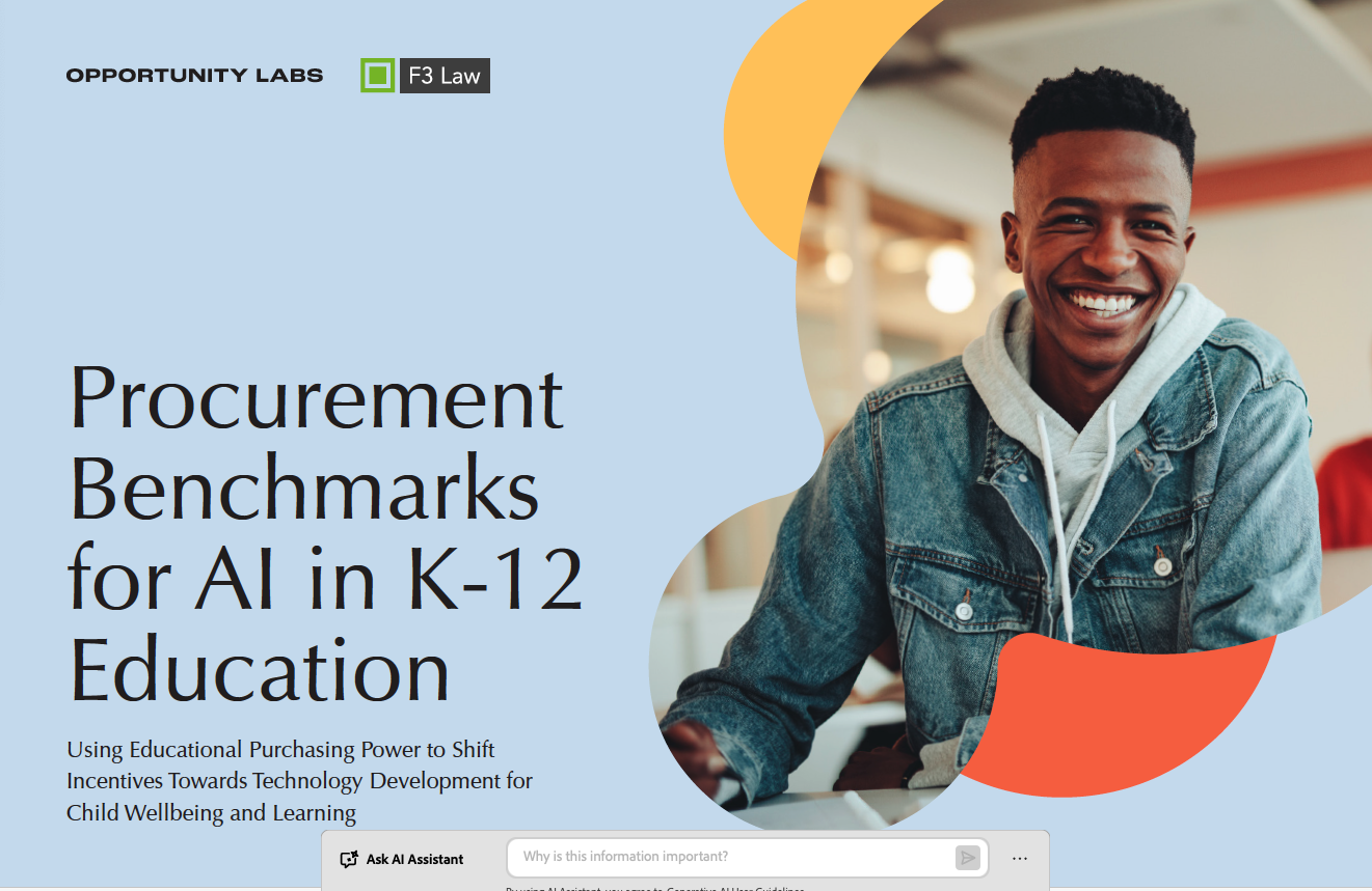 Procurement Benchmarks for AI in K-12 Education